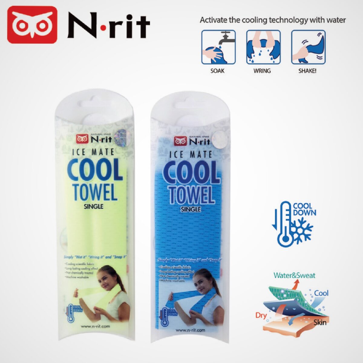 N-RIT Cooling Guard 防曬冰巾（韓國製） – Korel